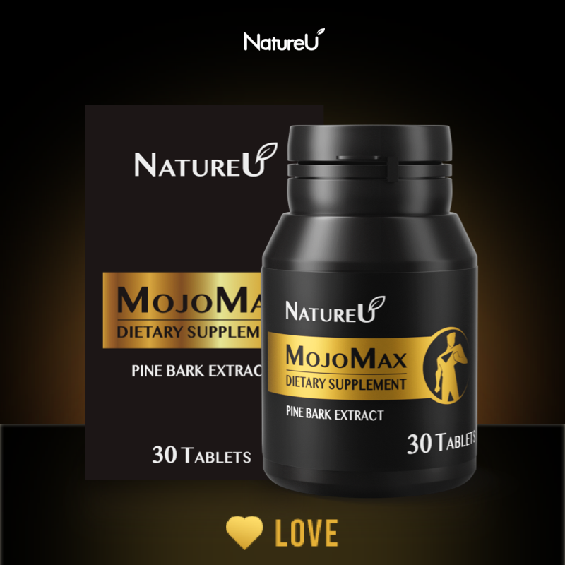 NatureU MojoMax Pine Bark Extract and L-Citrulline Energy Supplement ...